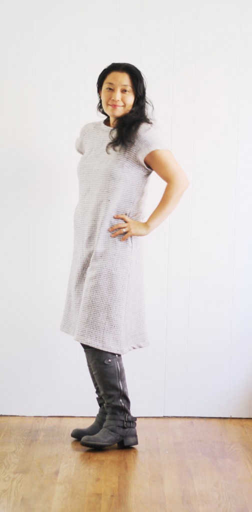 Sewing for Me: Houndstooth Raglan Dress