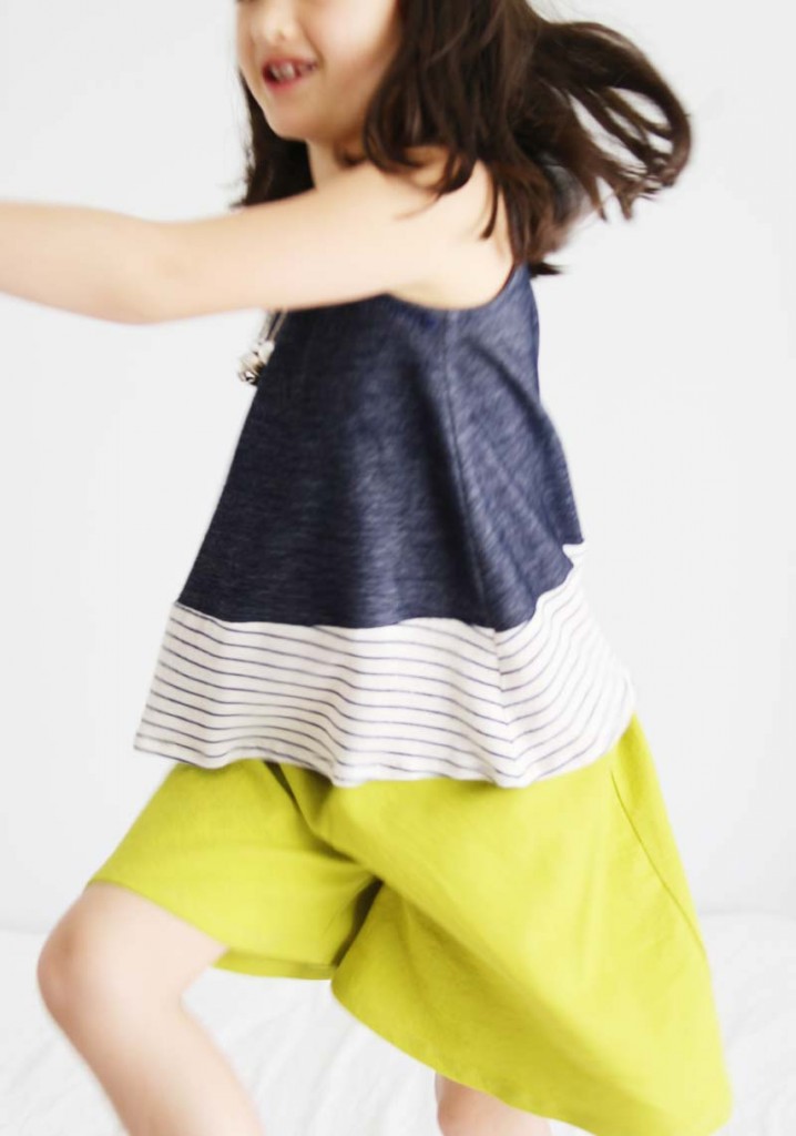 Monday Outfit: Scraps Tank + Matcha Shorts